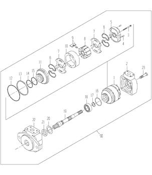 China 0031321116 Hydraulic Pump Deere parts 2254 for sale