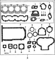 China AR53033 Gasket Kit Deere parts 500 for sale
