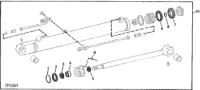 China AR105281 Hydraulic Cylinder Kit Deere parts 500B, 510 for sale