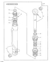 China 0331003 Hydraulic Cylinder Cap Deere parts 70D for sale
