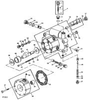 China AR89063 Hydraulic Pump Deere parts 301, 400, 300, 401 for sale