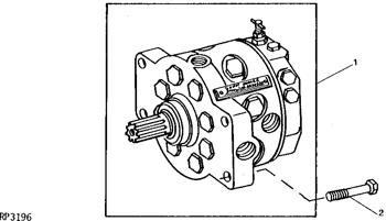 China AR99845 Hydraulic Pump Deere parts 540B, 740, 500C, 740A, 640, 410, 670 for sale