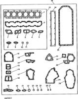 China R43117 Gasket Deere parts 690, 644A, 646 for sale