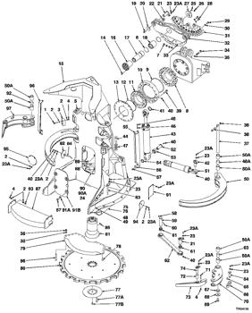 China 1140002 Lock Washer Deere parts FG18, FG22 for sale