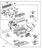 China R520583 Gasket Deere parts 770C, 646, 870D, RE151971, 750C-II, 770D, 540E, 530B, 690, 1400, 644A, 600 for sale
