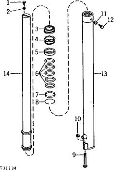 China AT57835 Hydraulic Cylinder Kit Deere parts 485E, 380, 482C, 480A, 480C for sale