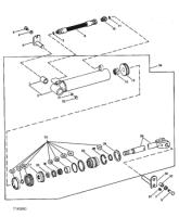 China RE10223 Hydraulic Cylinder Kit Deere parts 640 for sale