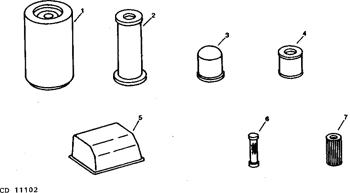 China AR94510 Filter Element Deere parts 415B, 410C, 850B, 410B, 510B for sale