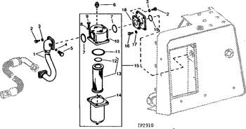 China AT120544 Filter Element Deere parts 750, 755A, 755, 750B, 755B, 770, 655, 770A, 762, 850, 655B, 850B, 762A, 762B for sale
