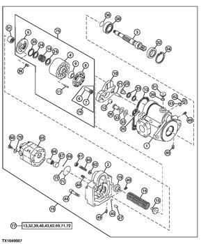 China 0477001 Gasket Deere parts 35D, 27D, 35C, 27C, 35ZTS for sale