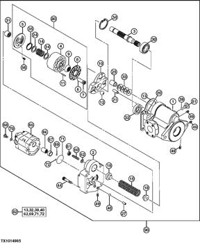 China 0768206 Gasket Deere parts 17D, 17ZTS for sale