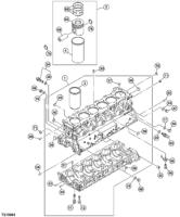 China 1096232970 Gasket Deere parts 600C, 800C, 450DLC, 650DLC, 850DLC, 670GLC, 6UZ1XZSA-01, 470GLC, 870GLC, 6WG1XZSA-02 for sale