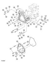 China 1096234160 Gasket Deere parts 600C, 800C, 450DLC, 650DLC, 850DLC, 470GLC for sale
