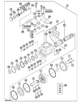 China 0364709 Filter Deere parts 595D, 180, 495D for sale