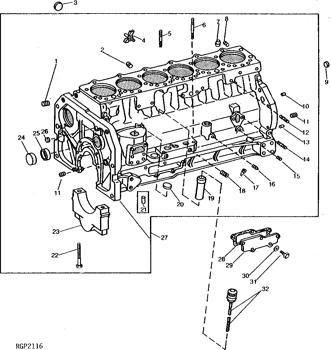 China R520530 Gasket Deere parts 690, 644A for sale