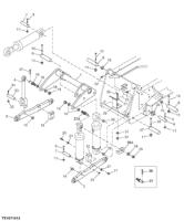 China AT57867 Fitting Deere parts 540B, 540D, 340D, 210LE, 640, 440C, 640D, 440D for sale
