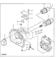 China 0695801 Gasket Deere parts 160LC for sale