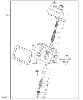 China 0838501 Gasket Deere parts 160C for sale
