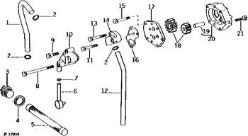 China R40829 Gasket Deere parts 500A, 500C, 500B, 600 for sale
