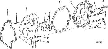 China R46984 Gasket Deere parts 690, 644A, 646 for sale