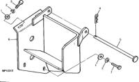 China AM120232 Bracket Deere parts 6675, 800 for sale