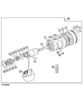 China R28557 Snap Ring Deere parts 9510R, 9530, 350B, 350D, 624K, 1600, 9630, 444D, 350C, 644D, 544D, 644E, 500, 640D, 644G, 844K, 544E, 644K, 862B, 9120, 762B, 724K, 9230, 744E, 9330, 744H, ATV, 544G, 9430, 744K, 9460R, 824K, 9560R, 9... for sale