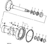 China R94311 Gasket Deere parts 570, 644B, 646, 644C, 644D, 646C, 1200, 762, 762B, 544C, 544B, 544D, 644A, 762A for sale