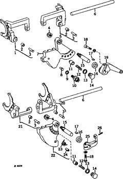 China R26203 Spring Deere parts 500A, 844, 500B, 500C, 440, 500, 600 for sale