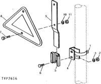 China JD5404 Bracket Deere parts 310J, 595, 570, 310K, 310SJ, 310SK, 14, 210K, 10, 3375, 210LE, 210LJ, 4475, 710G, 710J, 315SK, 710K, 6675, 675, 862B, 762B, 8875, 90, 410E, 410G, 410J, 310E, 410K, 310G for sale