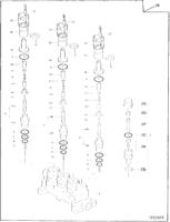 China 0308704 Gasket Deere parts 495D, 490, 790D for sale