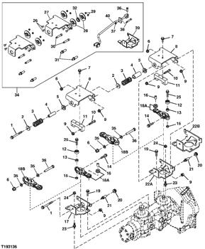 China KV26019 Bracket Deere parts 323D, 315, 240, 323E, 317, 318D, 320E, 260, 326E, 319D, CT322, 318E, 320D, 319E for sale