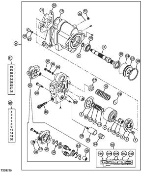 China 0630515 Gasket Deere parts 50D for sale