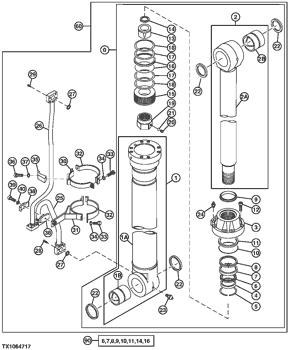 China 0168014 Spring Washer Deere parts 750, 800C, 650DLC, 850DLC, 670GLC, 870GLC for sale