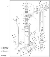 China 0236905 Snap Ring Deere parts 690D, 790, 370C, 790D for sale