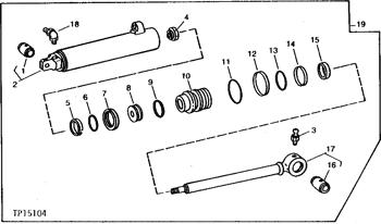 China C12473 Snap Ring Deere parts 410C, 610B, 415B, 310C, 210C, 510B, 410B, 480 for sale