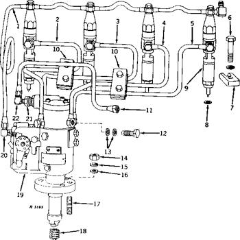 China AR32561 Fuel Injection Pump Deere parts 500 for sale