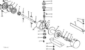 China 02523 Bracket Deere parts 3550 for sale