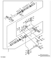 China 0961232 Bracket Deere parts 370C, 3554 for sale
