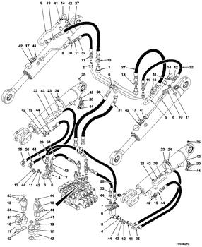 China 38H1329 Adapter Fitting Deere parts FR24B, 844J, 903KH, FS22, 844K, 909KH, FS24, 325, 700H, 640D, 300D, 6.8, 435C, 326E, 310C, 310E, 310G, 310J, 310K, 310SJ, 240, 605K, 310SK, 655K, 755K, 315C, 328E, 455D, 315CH, 329E, 455E, 332E, 333E,... for sale