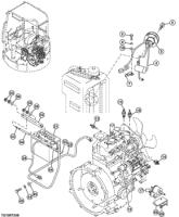 China 4442779 Fuel Sender Deere parts 17ZTS for sale