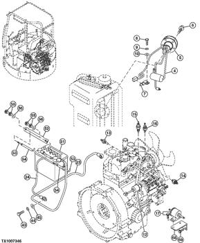 China 4442779 Fuel Sender Deere parts 17ZTS for sale