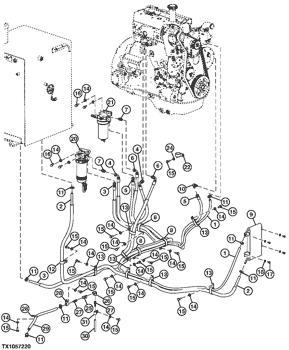 China 4626193 Fuel Cooler Deere parts 120D, 240DLC, 220DW, 2454D, 2154D, 225DLC, 135D, 2954D, 200DLC, 270DLC, 190DW, 160DLC for sale