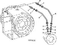 China M87733 Adapter Fitting Deere parts 9510R, 9510RT, 903KH, 9530, 844K, 690CR, 9530T, 690D, 909KH, 9560R, 9560RT, 444JR, 1070D, 690ELC, 9630, 9630T, 210LE, 344E, 110, 2254, 790ELC, 700H, E210LC, 300D, 750B, 330B, 750C, 750C-II, 1010D, 335... for sale