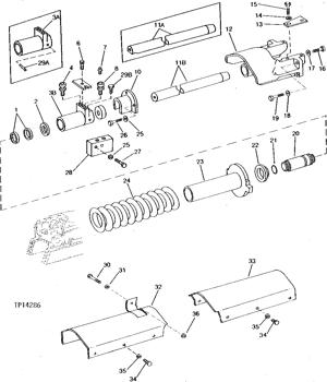 China 34H323 Spring Pin Deere parts 750, 570, 690B, 670A, 770, 760A, 700A, 770A, 850, 690, 670 for sale