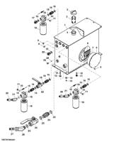 China 0090031581 Adapter Fitting Deere parts 2254, 1850 for sale