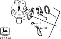 China AR52159 Fuel Pump Deere parts 401, 760, 400, 760A, 700A, 2640, 690, 644A, 480 for sale
