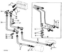 China 03H2109 Bolt Deere parts 310A, 410, 310 for sale