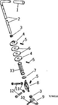 China R26637 Spring Deere parts 500A, 500B, 400, 500C, 510, 2640, 301, 301A, 480, 302, 480A, 401, 760, 401B, 500, 300, 401C, 302A, 300B, 700A, 380, 600 for sale