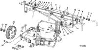 China AR79664 Fuel Line Deere parts 410C, 550A, 550, 595, 540B, 550B, 555B, 540D, 340D, 610B, 555A, 440C, 555, 440D for sale
