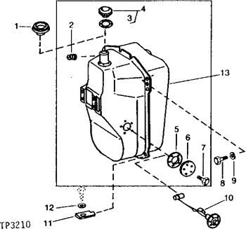 China AR90968 Fuel Tank for sale